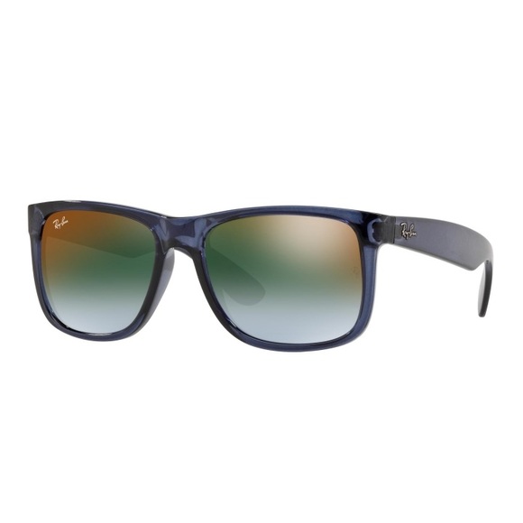Ray-Ban | Accessories | Rayban Justin Transparent Blue Gradient Rb465 ...